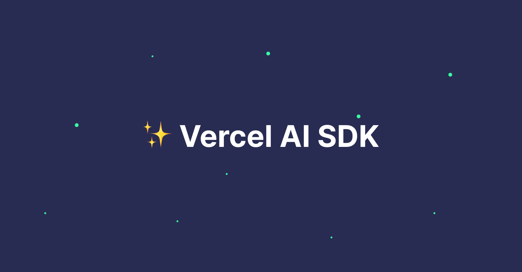 Comment construire des applications IA avec Vercel AI SDK — Part I - Agence Premier Octet